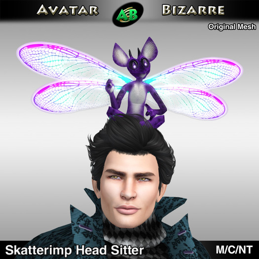 Second Life Marketplace - AB Skatter Imp Head Sitter