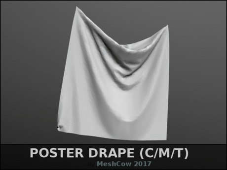 Second Life Marketplace - Poster Drape (C/M/T)