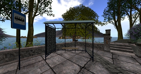 Second Life Marketplace - bus stop