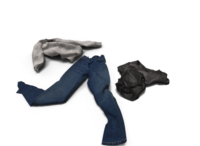 Second Life Marketplace - -tres blah- Hodgepodge - Tossed Clothes