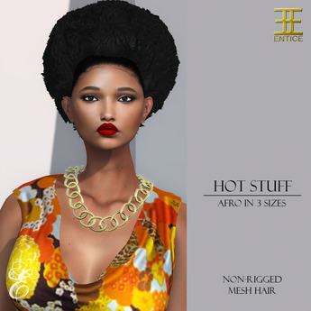 Second Life Marketplace - Entice - Hot Stuff - Afro Hair