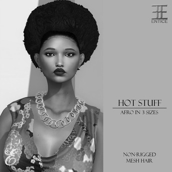 Second Life Marketplace - Entice - Hot Stuff - Afro Hair DEMOS