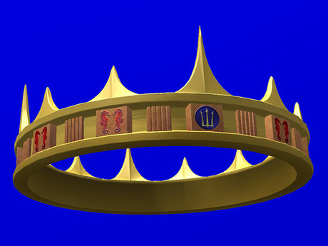 Second Life Marketplace - Neptune's Crown, Highly Detailed Original Mesh