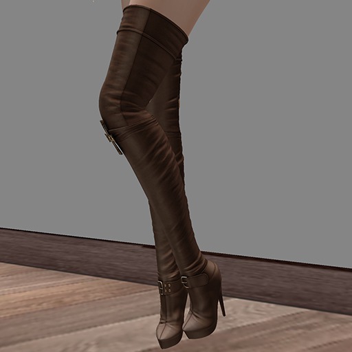 Second Life Marketplace - =Zenith=secret agent Boots (begie)-Maitreya