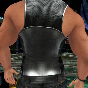 Second Life Marketplace - Mesh Vest for TMP ava Black