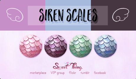 Second Life Marketplace - Sweet Thing. Siren Scales - Pastel - Maitreya ...