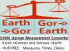 Second Life Marketplace - Gor-Earth-Gor Converter (Measurements +Times ...