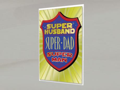 Second Life Marketplace - Happy Father's Day Card: Super Husband Super Dad