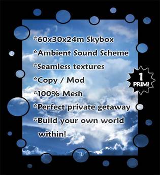 Second Life Marketplace - MG - Tuscan Farm Skybox - 60x30x24