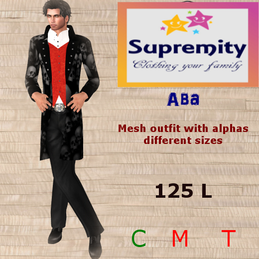Second Life Marketplace - [Supremity] Men's Outfit - Aba