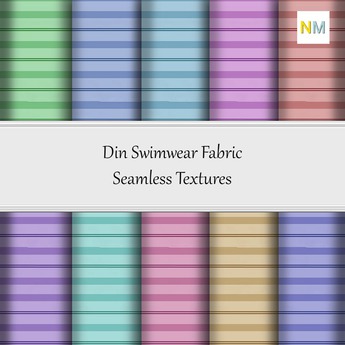 Second Life Marketplace - Din Seamless Swimwear Fabric Textures NM