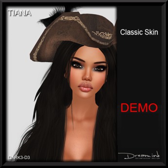 Second Life Marketplace - DEMO | DREAM INK "Classic Skin TIANA Pack5 ...