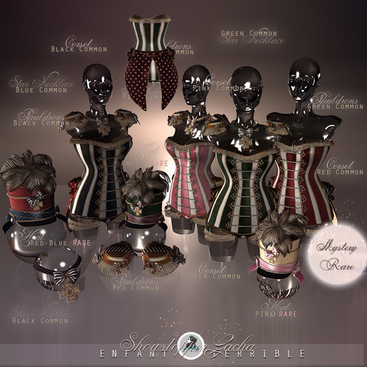 Second Life Marketplace - ET Showstopper Gacha Corset Black