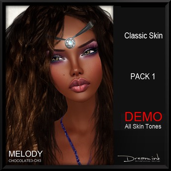 Second Life Marketplace - DEMO | DREAM INK "Classic Skin MELODY Pack1 ...