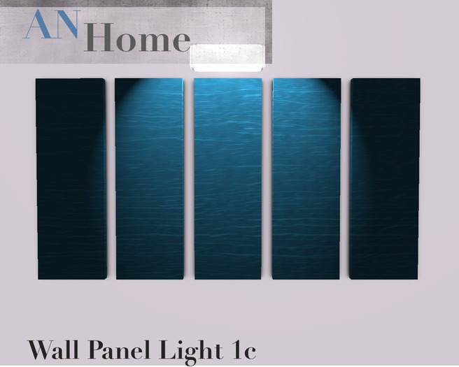 Second Life Marketplace - AN AN Art Panel with Light 1c (box)