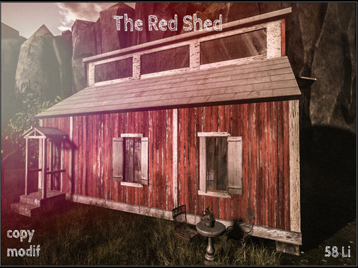 Second Life Marketplace - The Red Shed - 2017