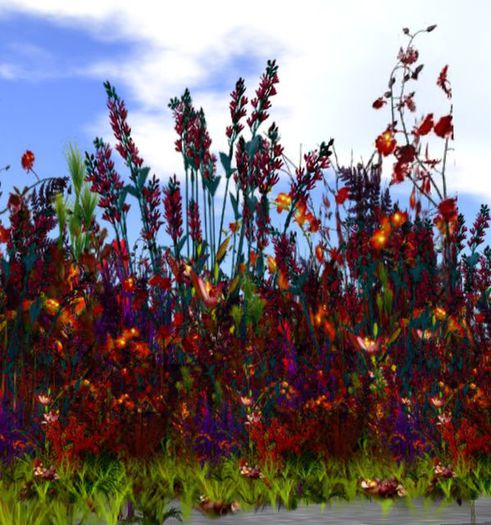Second Life Marketplace - Fairy Grass-Wildflower Mix #7