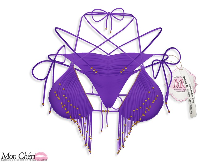 Second Life Marketplace - *MC* Tampa Bikini - Solid/Berry