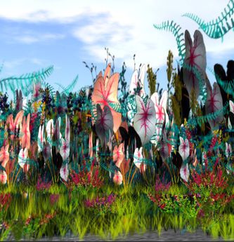 Second Life Marketplace - Fairy Grass-Wildflower Mix #8