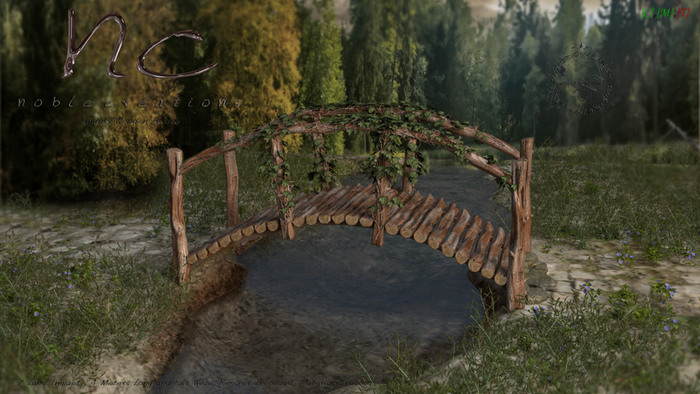 Second Life Marketplace - [NC] - Fantasy Wooden Bridge