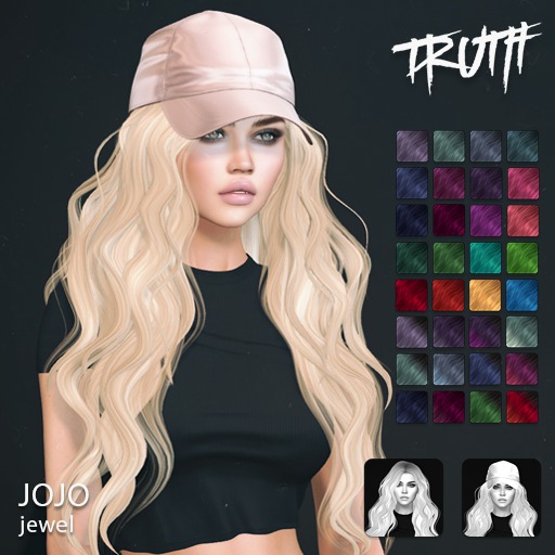 Second Life Marketplace - TRUTH JoJo - Jewel (Fitted Mesh Hair)