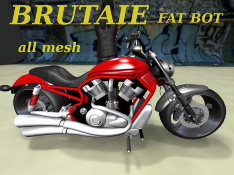 Second Life Marketplace - - B R U T A LE -FAT BOT-2018 Chopper
