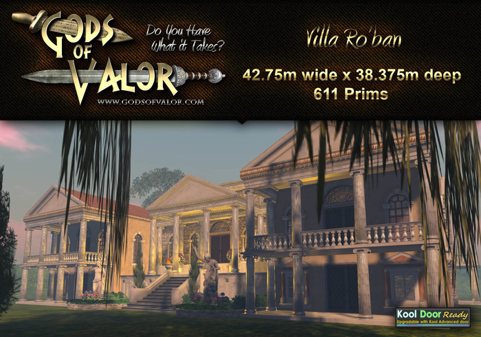 Second Life Marketplace - Gods of Valor - Roman - Rome - Villa Ro'ban
