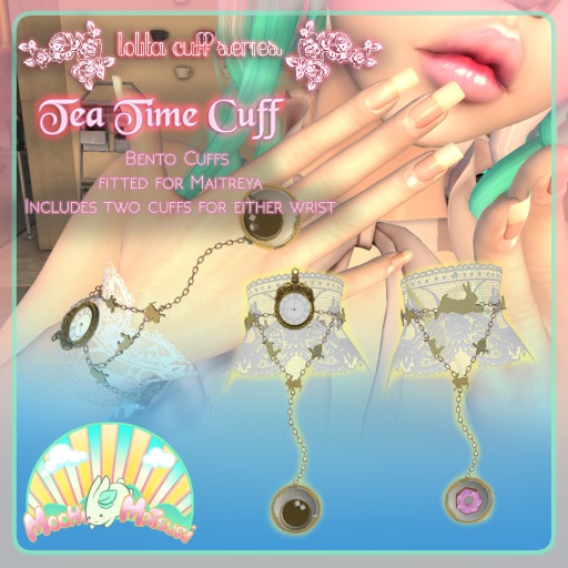Second Life Marketplace - Mochi Matsuri~Tea Time Cuff~