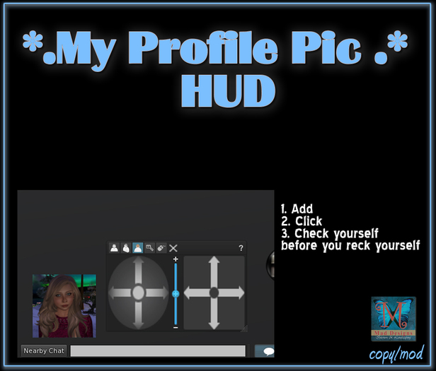 Second Life Marketplace - *.My Profile Pic.* HUD