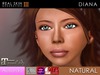 Second Life Marketplace - ALESSANDRA - Real Skin (Gen3) - DIANA - NATURAL
