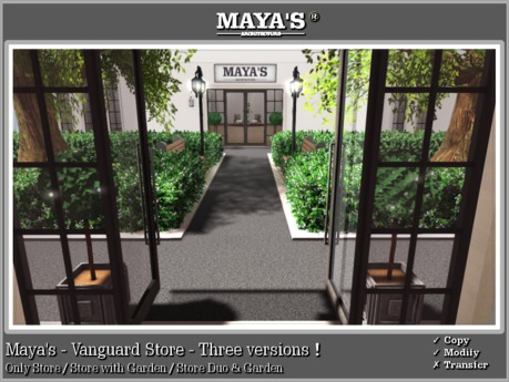 Second Life Marketplace - Maya's - Vanguard Store - THREE VERSIONS