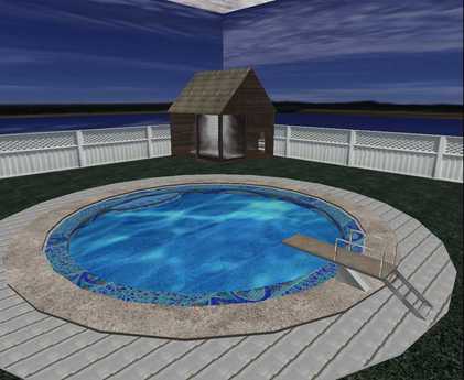 Second Life Marketplace - Pool House Scene