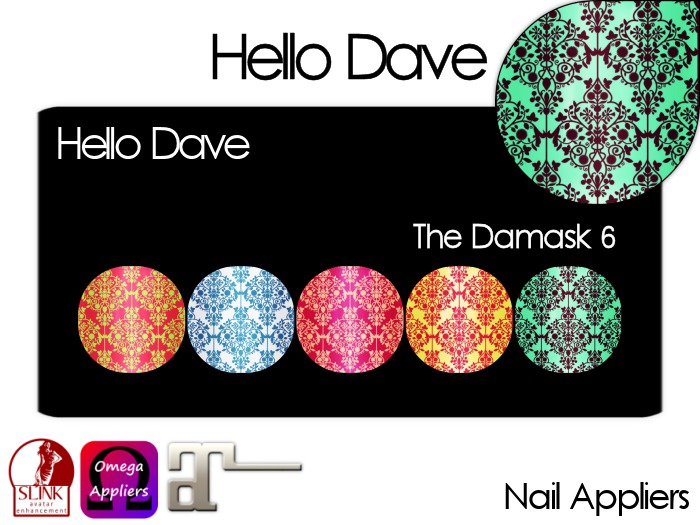 Second Life Marketplace - Hello Dave - Nail Appliers - The Damask 6