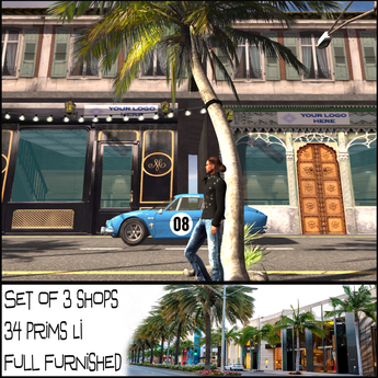 Second Life Marketplace - small shops kit