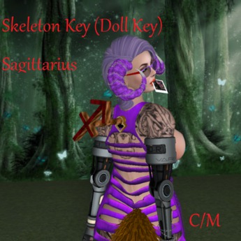 Second Life Marketplace - Skeleton Key (Doll Key) Sagittarius