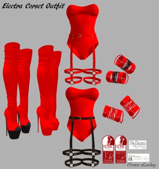 Second Life Marketplace - Electra Red Set