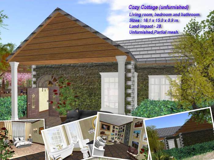 Second Life Marketplace - =FD= Cozy Cottage (unfurnished)