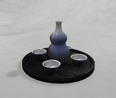 Second Life Marketplace - Sake Set (by RH)