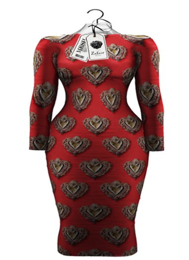 Second Life Marketplace - Zafair - Pencil Dress-Corazon de Jesus-