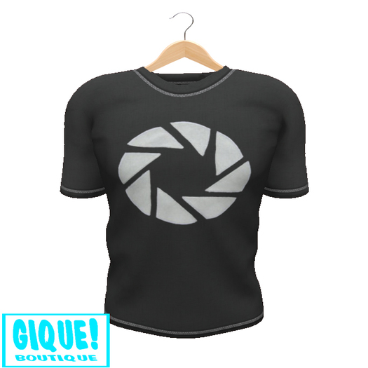 Second Life Marketplace - [Gique!] Men`s Classic Tee Aperture Science