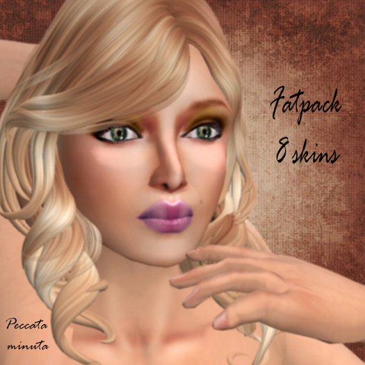 Second Life Marketplace Peccata Minuta Fatpack 8 Skins Claire