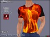 Second Life Marketplace - .dudel. Adam Mesh Body T-Shirt - Fire