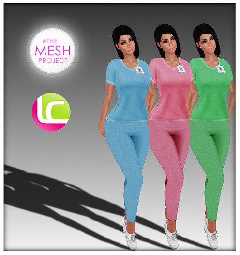 Second Life Marketplace - *LC* Tmp Nurse Scrubs