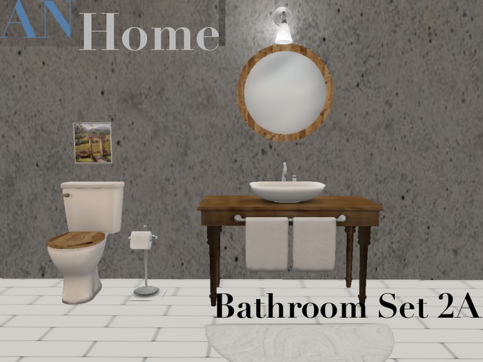 Second Life Marketplace - AN Bathroom Set 2A (box)