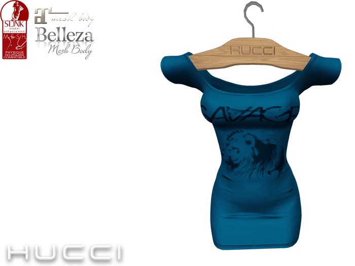Second Life Marketplace - ::HH:: Hucci Refugio Dress - Lapis
