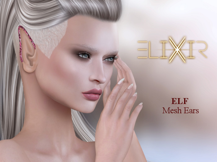 Second Life Marketplace - ..ELIXIR.. Elf Ears V1.01 [Basic Ears] wear me