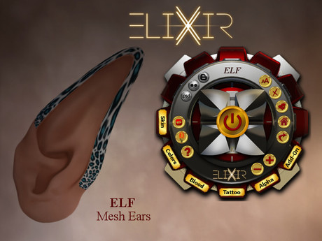 Second Life Marketplace - ..ELIXIR.. Elf Ears DEMO [Basic Ears] wear me