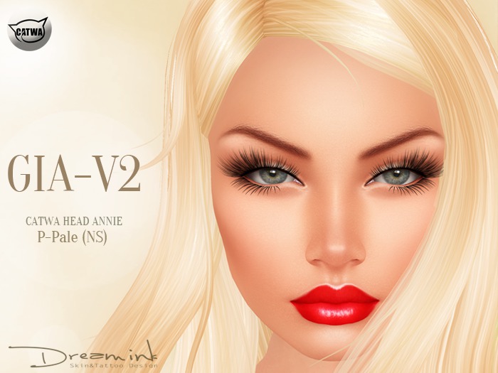 Second Life Marketplace - DREAM INK "Catwa Mesh Head Appliers GIA_V2" P ...