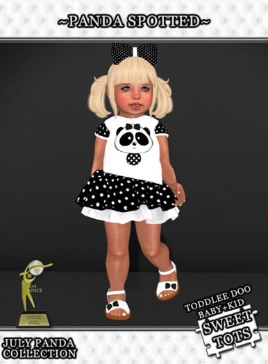 Second Life Marketplace - ~*Sweet Tots*~ TD~ Panda~ Panda Spotted