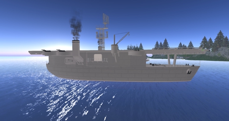 Second Life Marketplace - Mini Aircraft Carrier